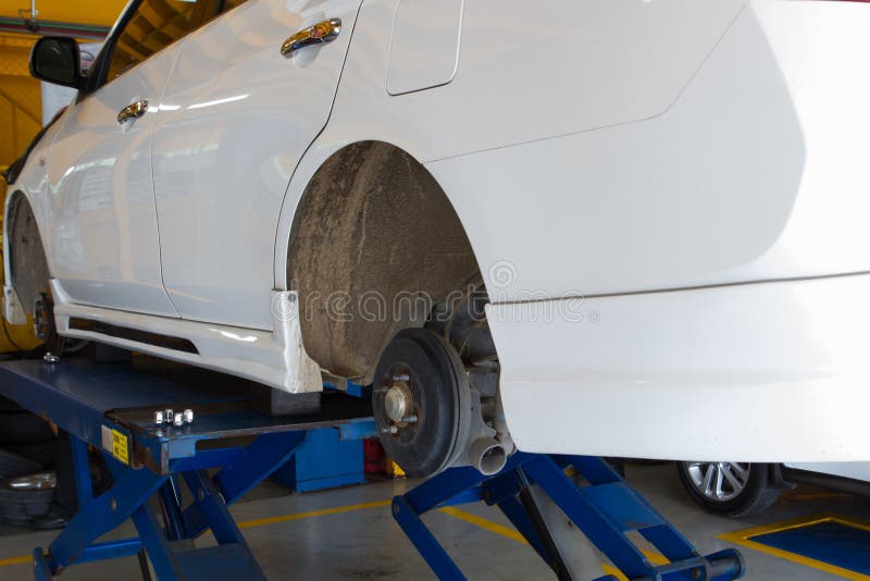 Changing car wheel. stock photo. Image of maintenance - 41826648