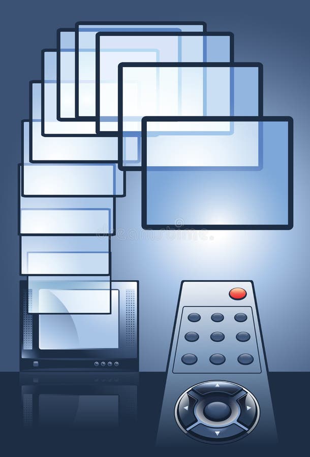 Changing the Channel stock vector. Illustration of concepts - 9030919