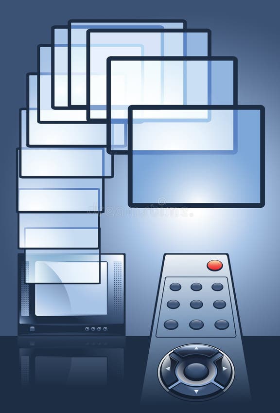 Changing the Channel stock vector. Illustration of concepts - 9030919