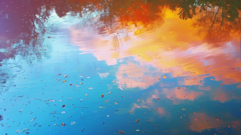 The Changing Colors of the Sky and Their Reflection in the Lake ...