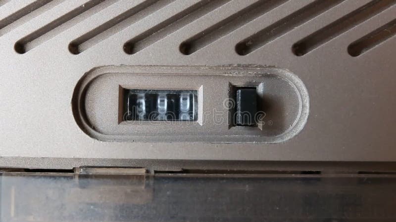 Digital Numbers of Elevators from 19 To 24, White Color on Blue ...