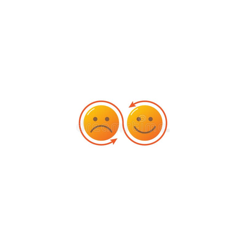 Changing Emotions, Moody, Mood Booster. Vector Icon Template Stock ...