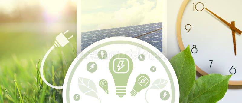 Changing Environment Background and Renewable Energy Concept for ...