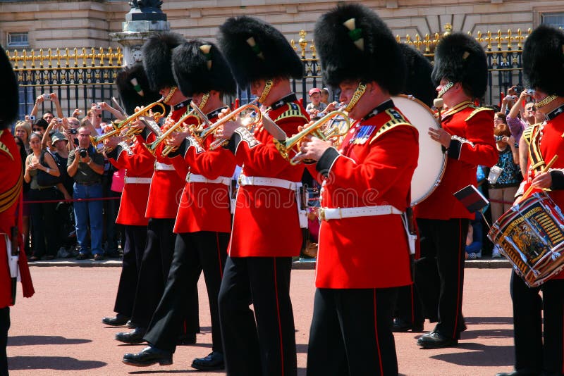 Changing of the guard editorial stock photo. Image of band - 9586788