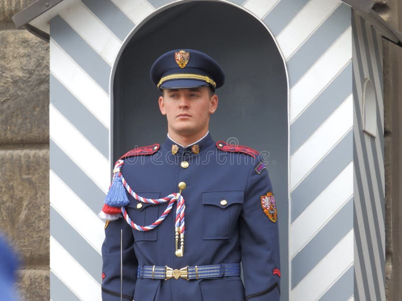 Changing of the Guard Prague Castle Editorial Photography - Image of ...