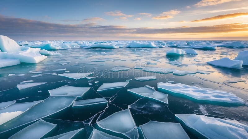 Changing Landscape of Ice in the Arctic Region Affected by Climate ...