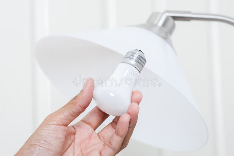 Changing light bulb stock image. Image of electrical - 189495687