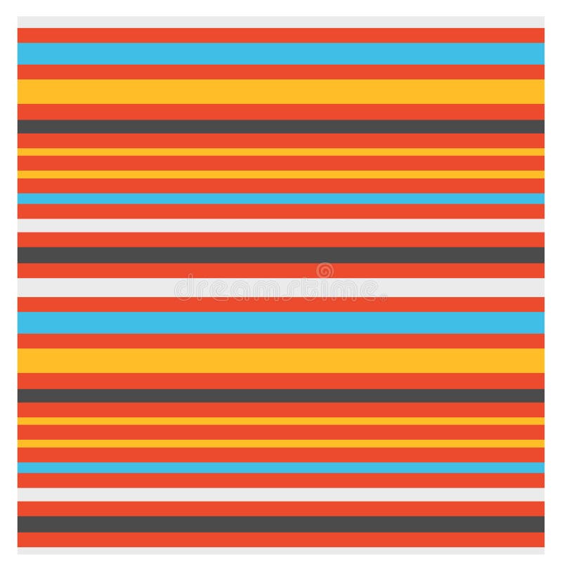 Changing Lines Horizontal Seamless Pattern Stock Vector - Illustration ...