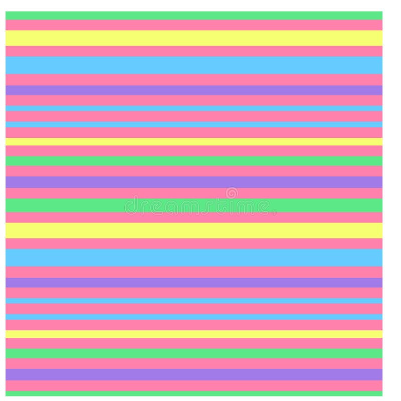 Changing Lines Horizontal Seamless Pattern Stock Vector - Illustration ...