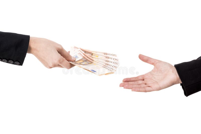 Money Changing Hands stock image. Image of hundred, dollar - 19844113