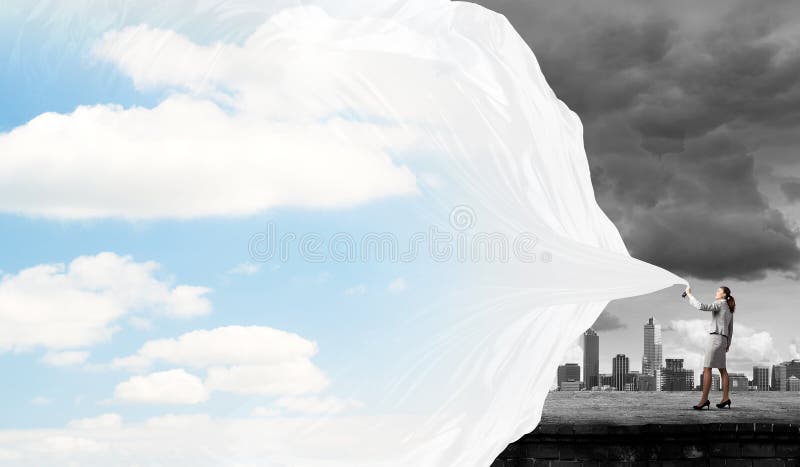 Changing reality stock image. Image of success, billboard - 49915007