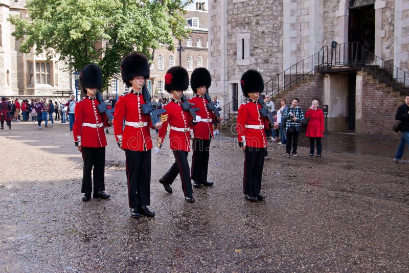 Changing of royal guards editorial stock photo. Image of attraction ...