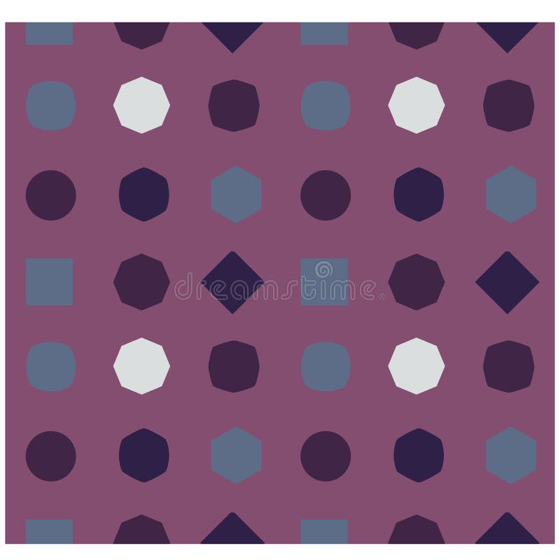 Changing Shapes Seamless Pattern Stock Vector - Illustration of ...