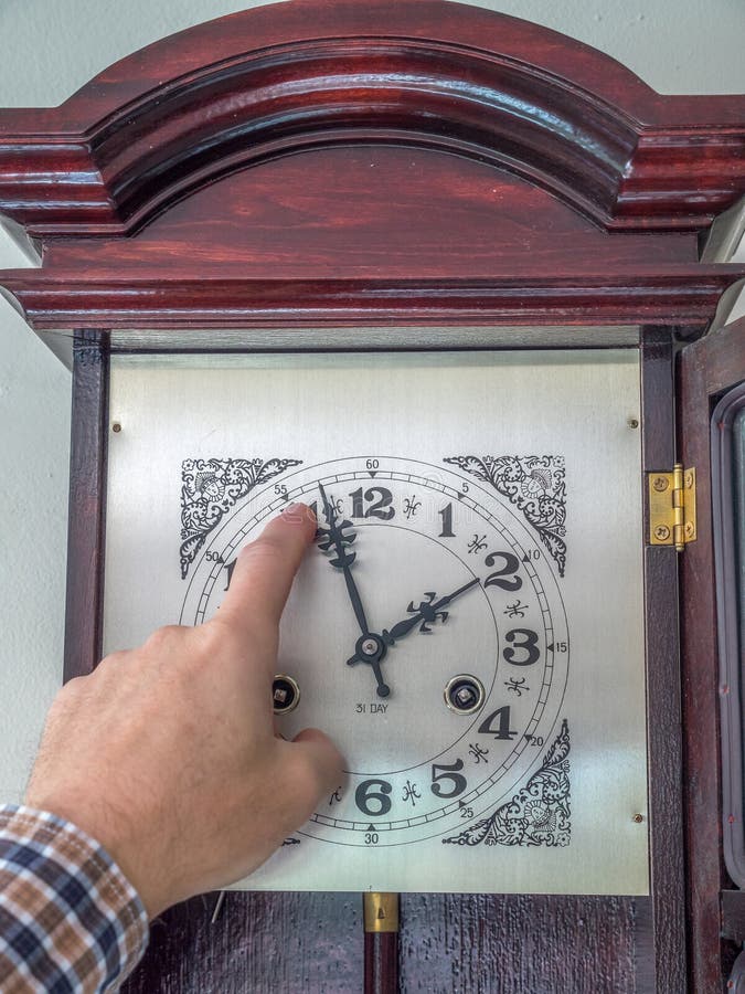 Changing from Summer To Winter Time Stock Photo - Image of minute, time ...