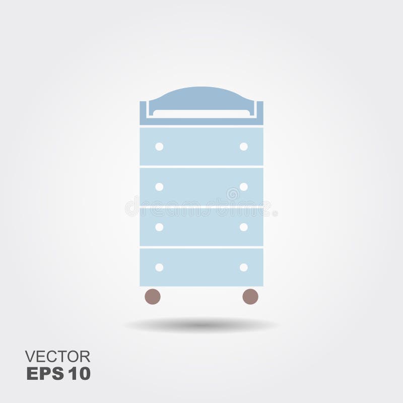 Changing Table Icon. Monochrome Simple Changing Table Icon for ...