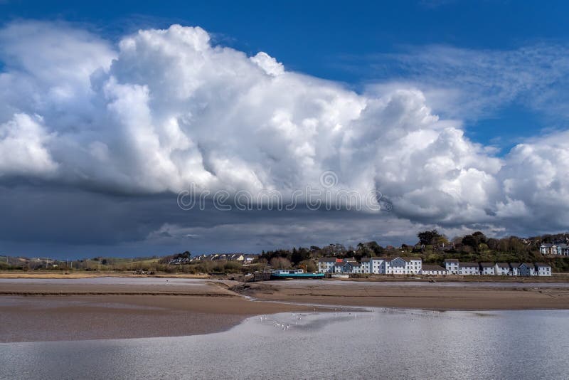 Changing Weather with Incoming Storm Dramatic Clouds, Bideford, North ...