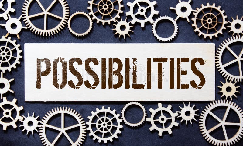 Changing the Word Impossible To Possible with a Pencil Eraser Stock ... Changing the Word Impossible To Possible with a Pencil Eraser Stock ...
