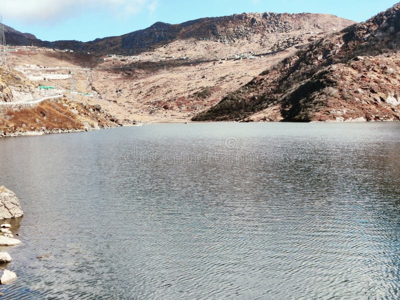 Changu Lake Tsomgo ChhoLake in Sikkim Stock Image - Image of reservoir ...