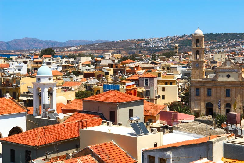 Chania city in Greece stock image. Image of kreta, banner - 26063117