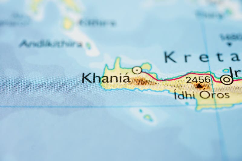 Greece Island Crete Map Stock Photos - Free & Royalty-Free Stock Photos ...