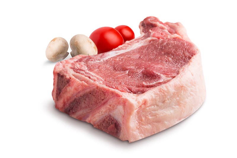 A Chank of Beef Meat with Vegetables Stock Image - Image of studio ...