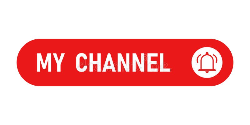 Channel Flat Button, Simple Vector Icon on White Background Stock ...