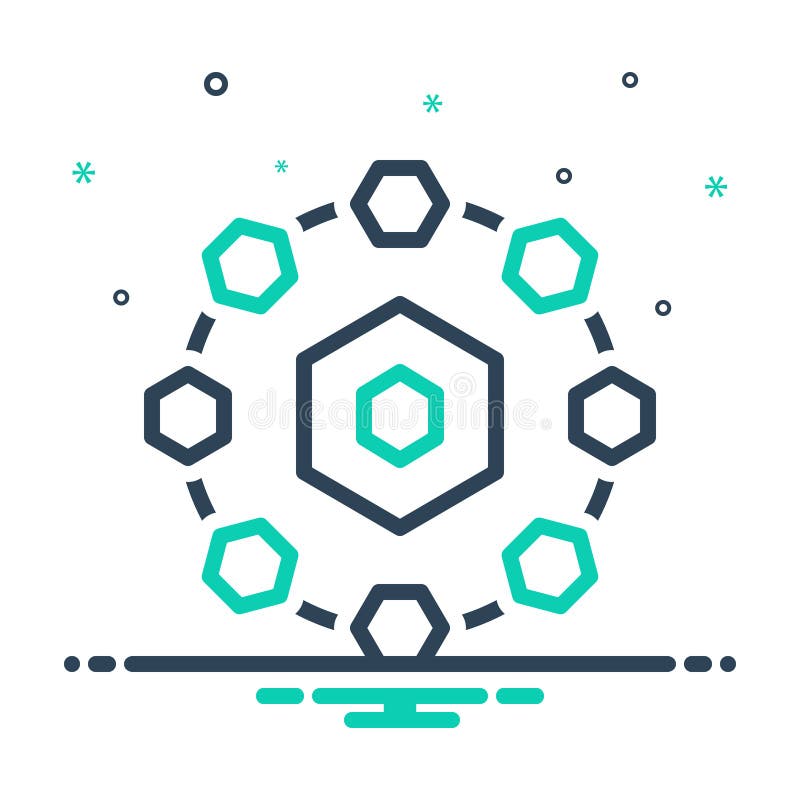 Mix Icon for Channel, Multichannel and Service Stock Vector ...