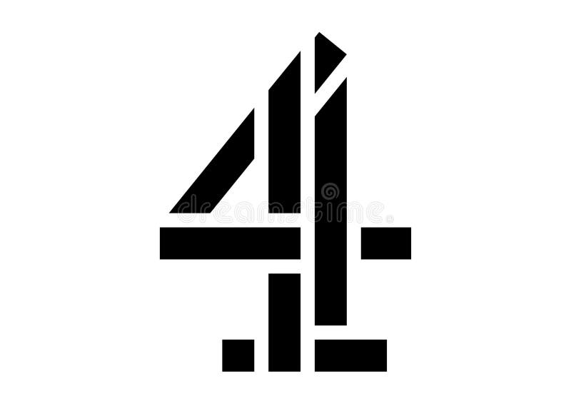 Channel 4 Logo stock illustration. Illustration of english - 302534183