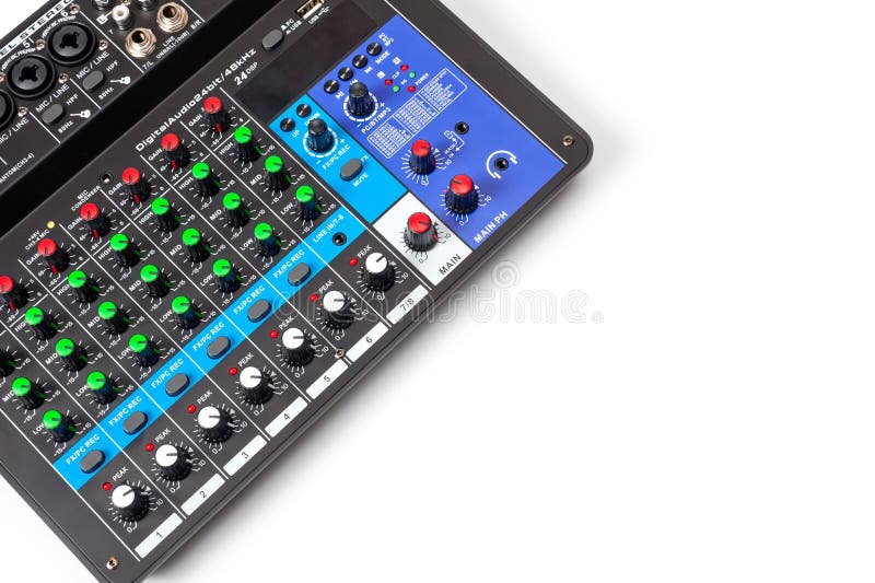 8-channel Mixing Console for Connecting Microphones and Musical ...