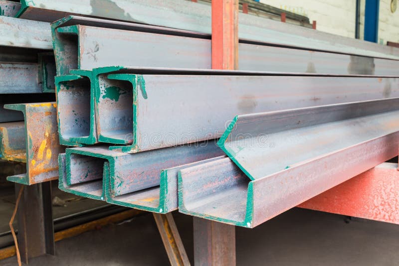 Channel steel stock image. Image of steel, metallic, heavy - 29464199