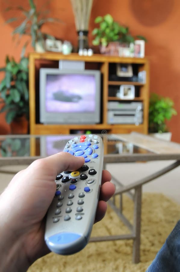 Channel surfing stock photo. Image of press, lazy, cable - 5642008
