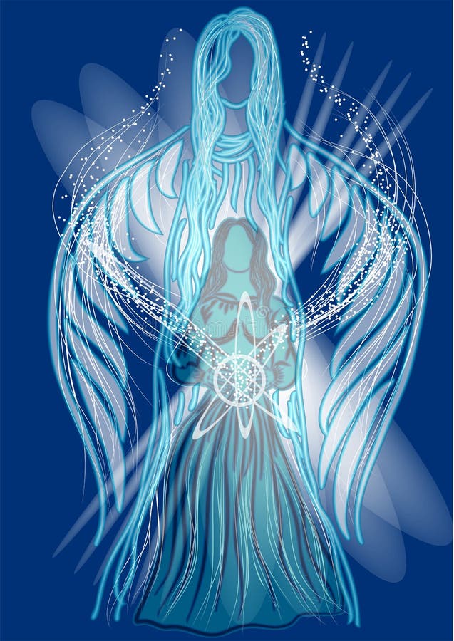 Spiritual man stock illustration. Illustration of psychology - 13767454