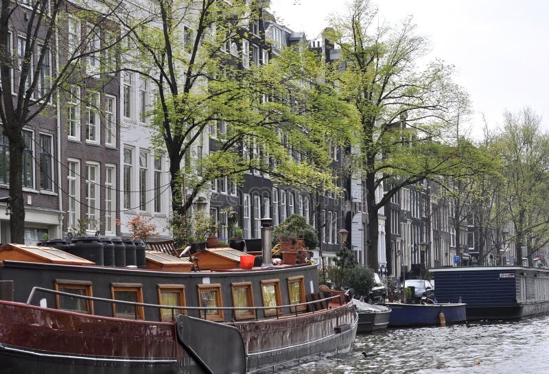 Channels of Amsterdam stock image. Image of architecture - 15843215