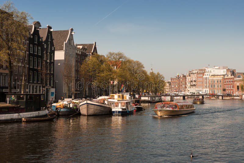 Channels in Amsterdam editorial photo. Image of damm - 31783236