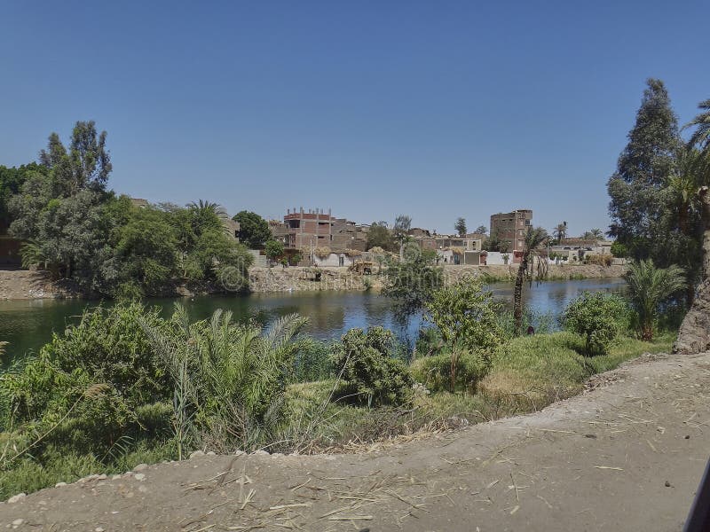 Channels of the Nile in the Streets of Cairo, Egypt Stock Image - Image ...