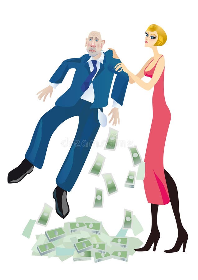 Chantaje ilustración del vector. Ilustración de empresario - 18871464