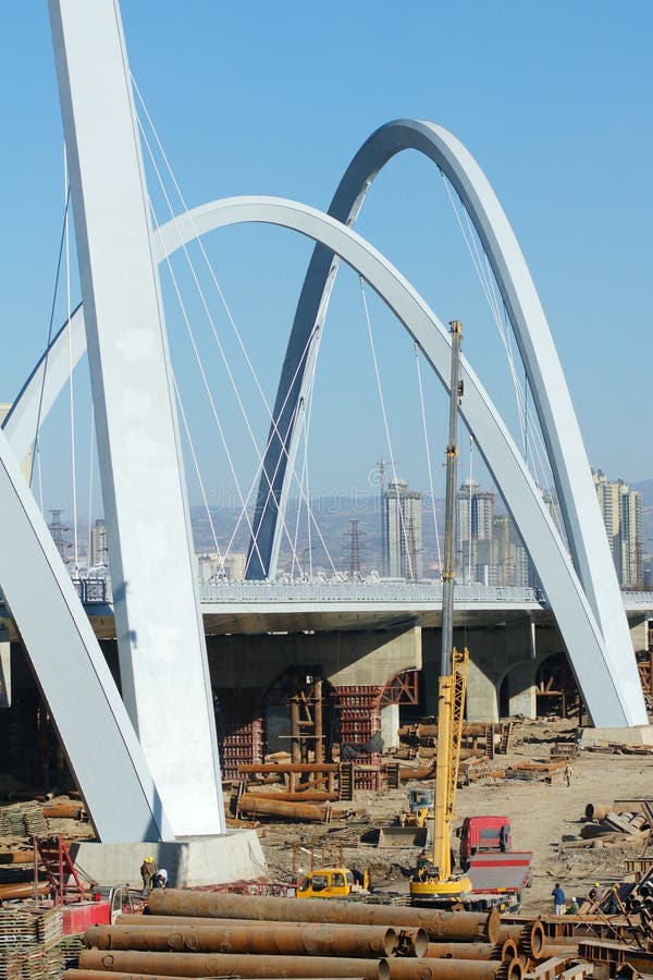 Construction de pont image stock. Image du construction - 36427201