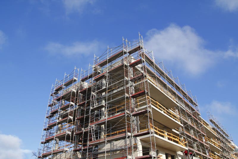 Chantier De Construction Du Bâtiment Moderne Image stock - Image du ...