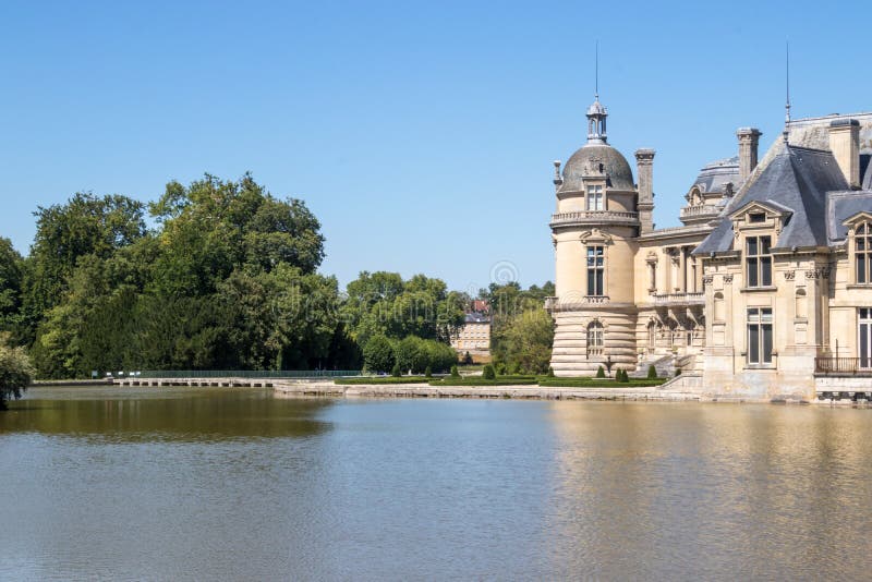 Chantilly City with Its Parks, Stables and Castle Editorial Image ...