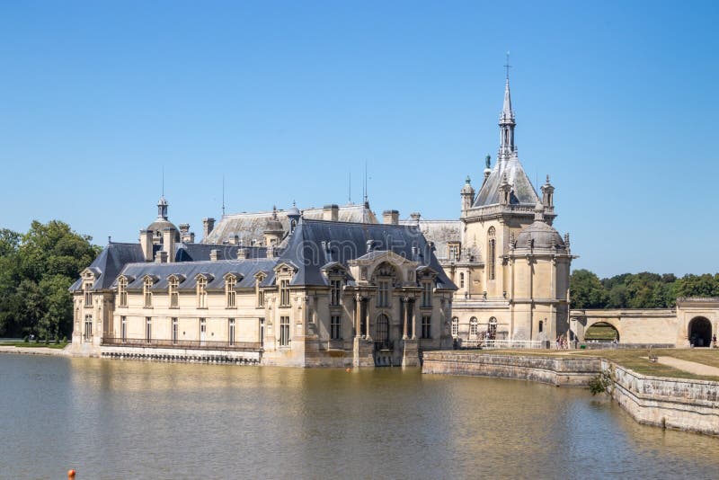 Chantilly City with Its Parks, Stables and Castle Editorial Stock Photo ...