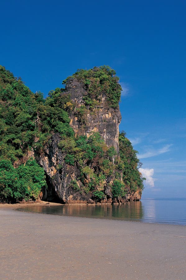 Chao Mai Beach, South of Thailand Stock Image - Image of peace, andaman ...