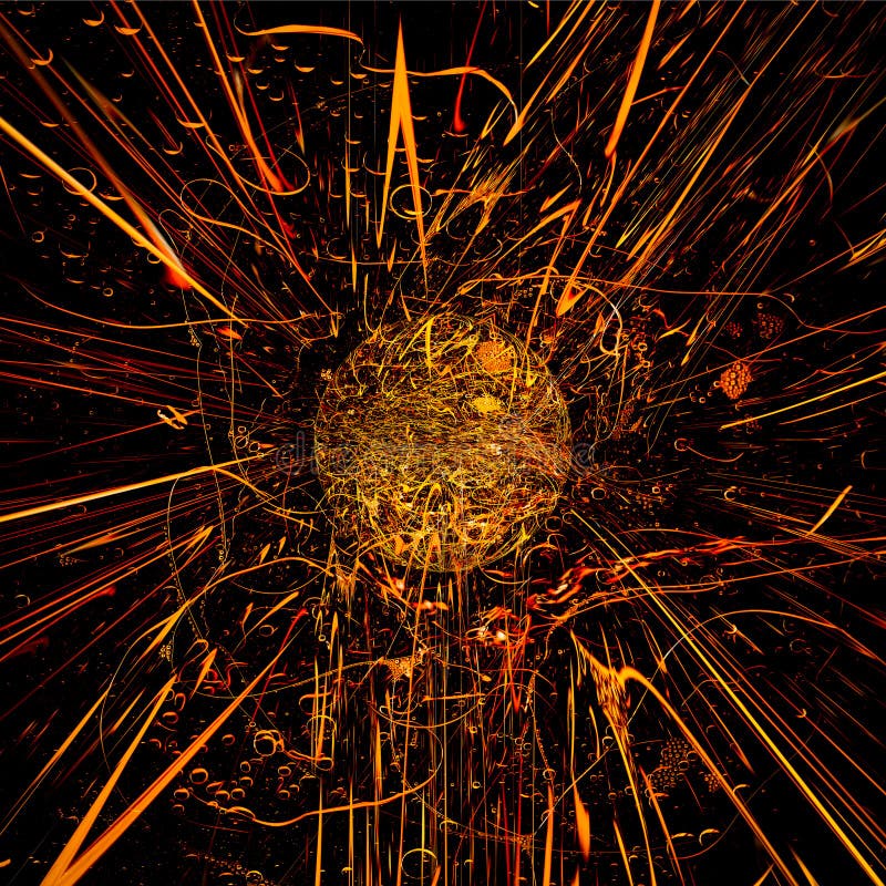 Chaos, Abstract Background. Stock Illustration - Illustration of ...