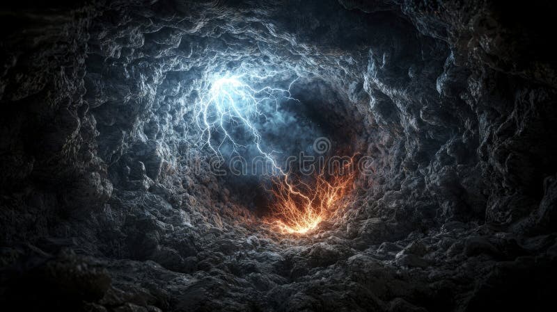 Chaos and Calm the Void Devouring Whispers of Disorder Nature Abstract ...