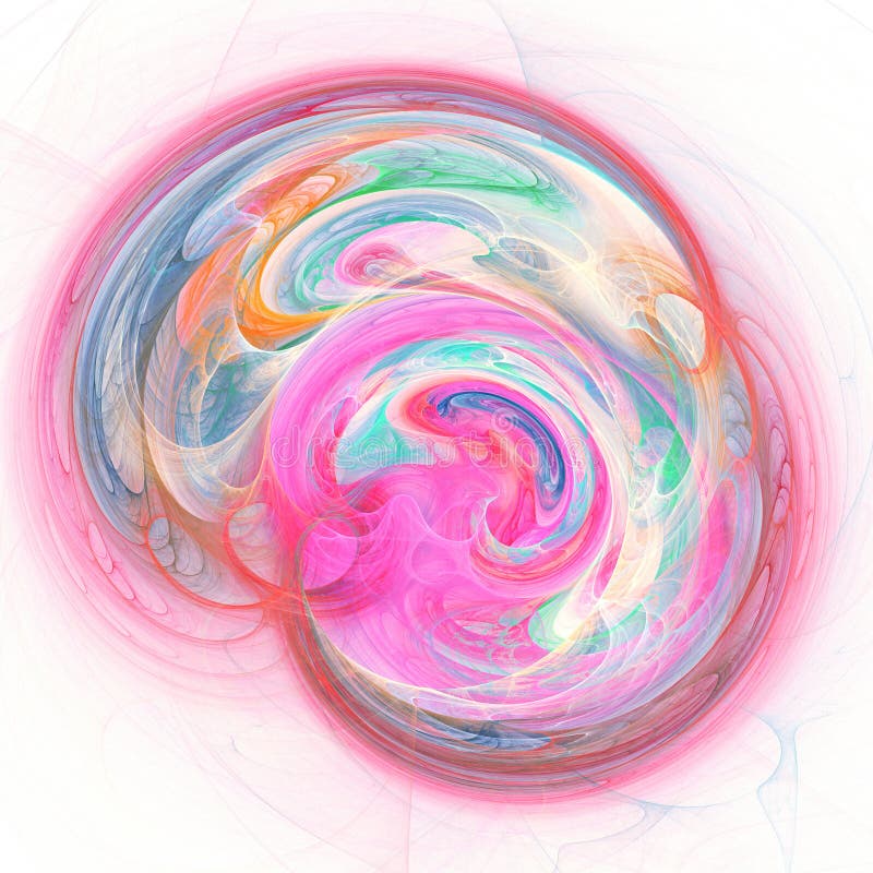 Colorful chaos rings stock illustration. Illustration of bright - 2127345