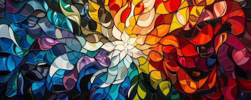 Chaos and Order Colliding in a Whirlwind of Creativity Stock ...