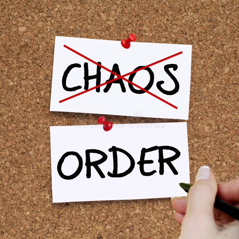 Order or Chaos stock image. Image of chaos, decide, decision - 29422205