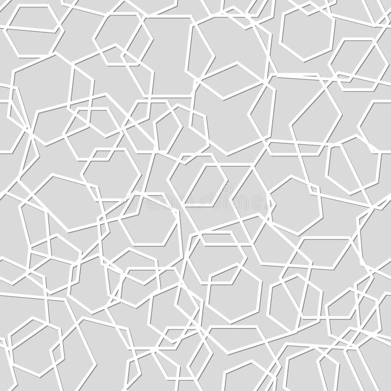 Chaos Polygon Seamless Pattern. Abstract Background Stock Vector ...