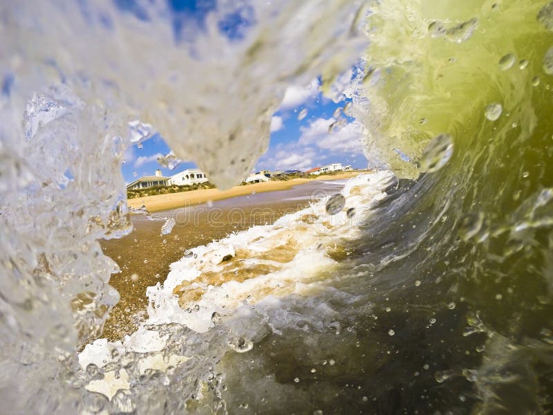 Chaos stock photo. Image of ocean, beach, inside, barrel - 48500664
