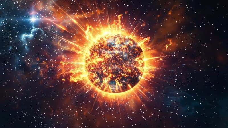 The Chaos of a Supernova Explosion with Particles Flying in All ...