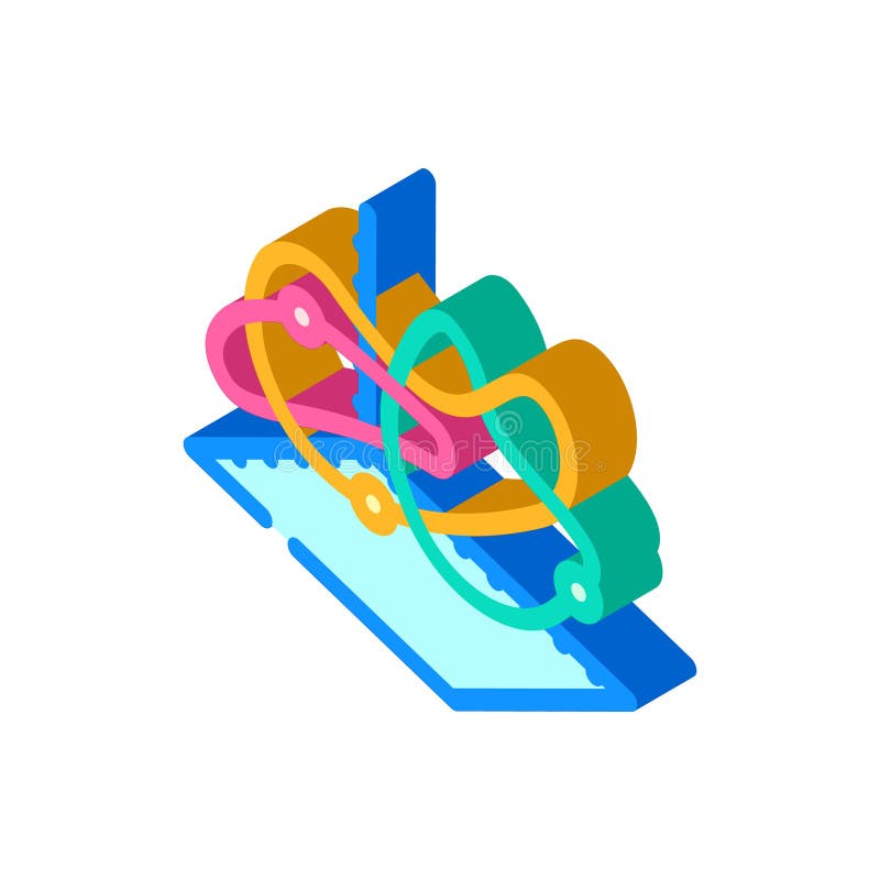 Chaos Theory Math Science Education Isometric Icon Vector Illustration ...